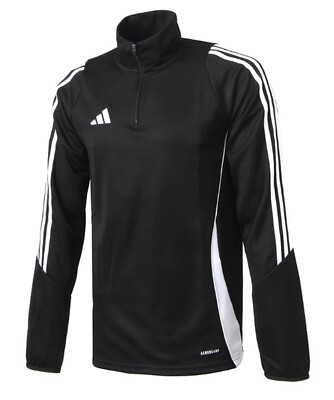 Adidas Men Tiro 24 Training Shirts Black Run Casual Tee GYM Jersey ...