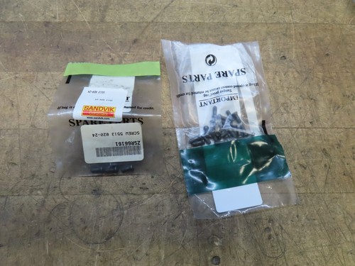 (2 per sale) Sandvik 5513-020-24 carbide insert screws toolholder spare ...