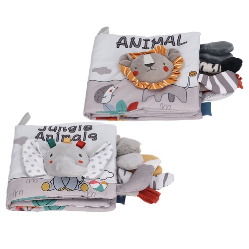 Baby Cloth Books Chewable 3D Educational Early Learning Soft Baby ...