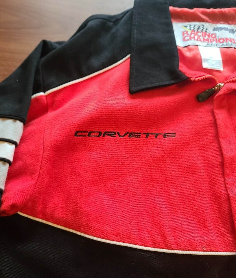 Chevrolet Corvette Jacket Racing Champion Apparel Jacket Mens Size ...