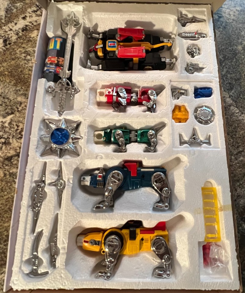 VINTAGE LIONBOT VOLTRON ORIGINAL DIECAST METAL 5 IN 1 LION ROBOT NOS | eBay