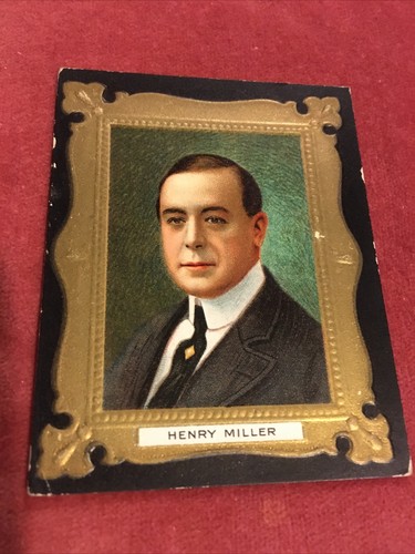 T25 A.T.C. ACTORS 1911 CIGARETTE CARD - HENRY MILLER | eBay