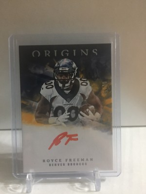 2018 Panini Origins Royce Freeman Orange Autograph Auto /10 | eBay