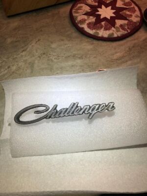 1970 71 72 73 74 Dodge Challenger Grill Grille Oem Script Emblem | eBay