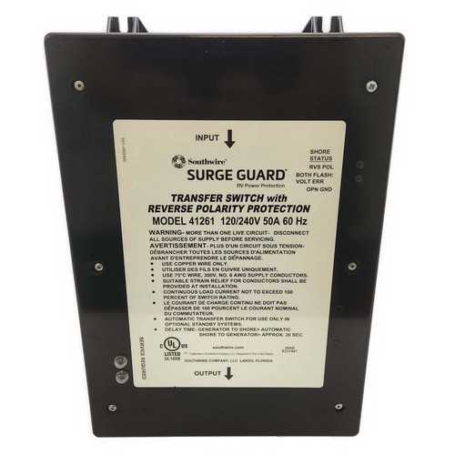 Southwire Surge Guard Transfer Switch 50a #41261-011 | eBay