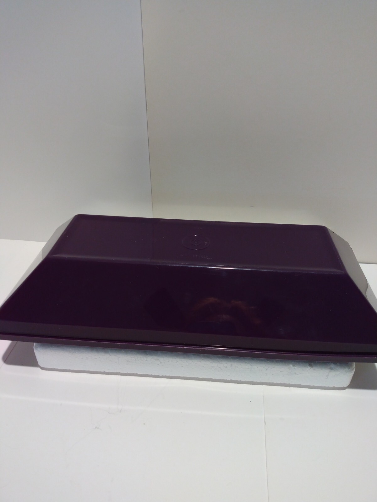 Vintage Tupperware Bowl w/ Lid 1380-1 13" x 8.5"x2. Purple. | eBay