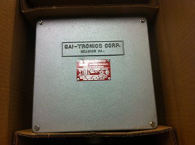 Gai-Tronics Corp. 658 Amplifier Enclosure | eBay