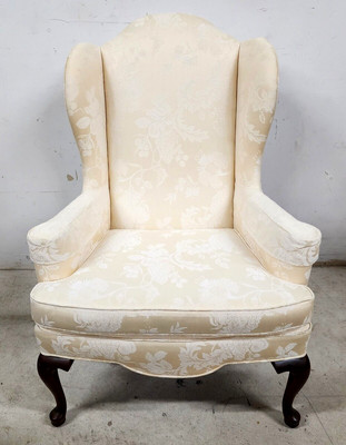 Post-1950 - Queen Anne Wing Back Chairs - Vatican