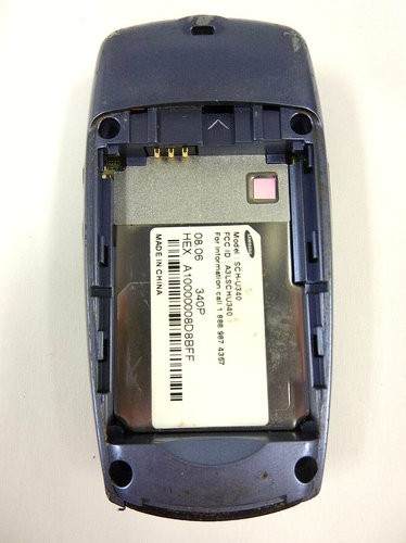 Samsung Snap SCH-U340 - Blue and Black ( Verizon ) Cellular Flip Phone ...