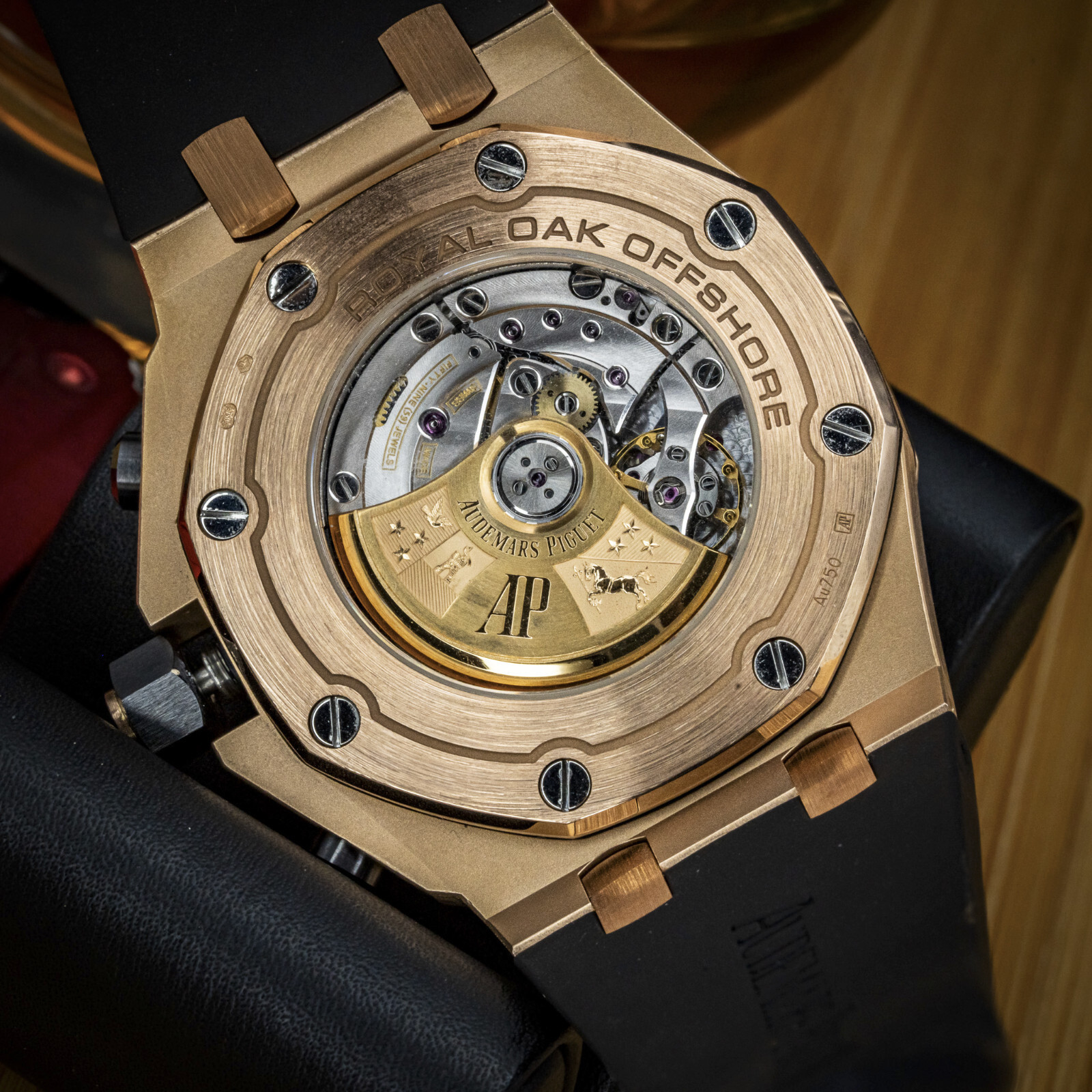Audemars Piguet Royal Oak Chronograph Rose Gold Men's Watch Half Brick ...