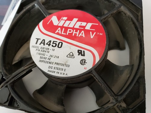 Nidec Alpha V Ta450 .26/.21a 115vac A30108-10 Fan for sale online | eBay