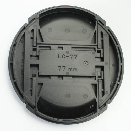 Nikon - LC-77 - 77mm - Snap-On Black/Silver Plastic - Front Lens Cap | eBay