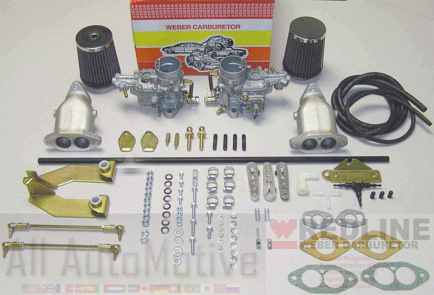 VW Weber Carb Kit - Beetle(&Super), Dune Buggy, Trike, Type 1 Dual 34 ...