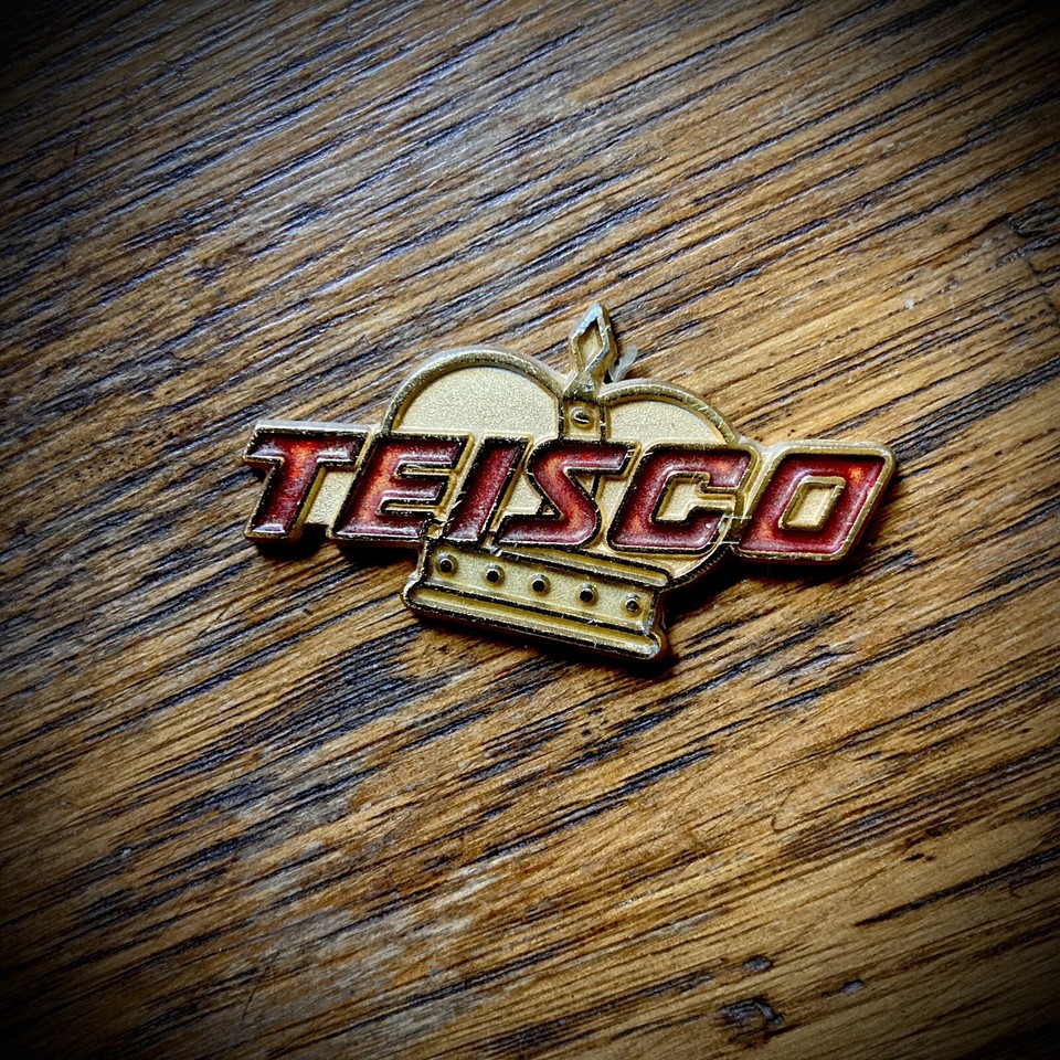 Vintage 1960s Tiesco Guitar LOGO EMBLEM Badge ORIGINAL METAL Japan ...