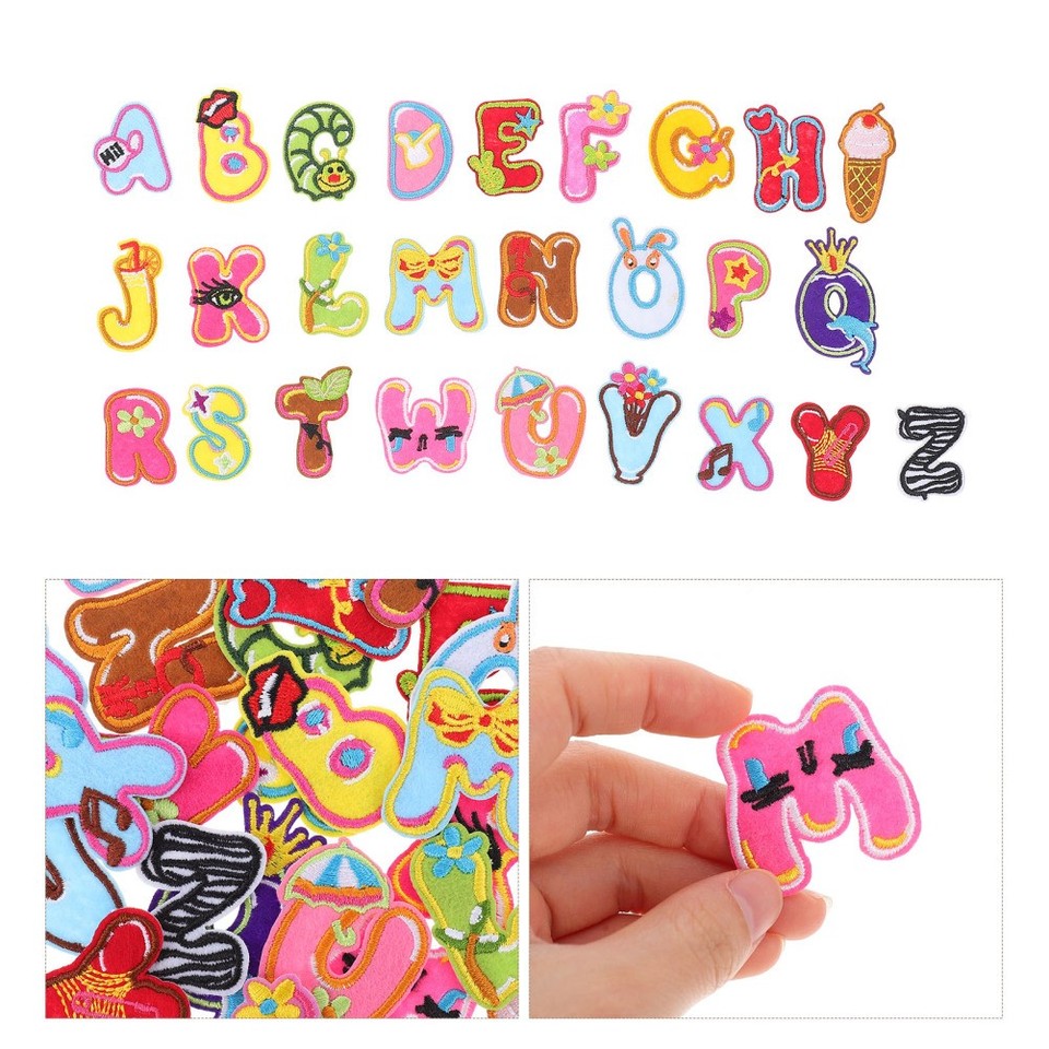 Embroidery Cloth Patches Bag Embroidery Stickers Polyester Cloth ...