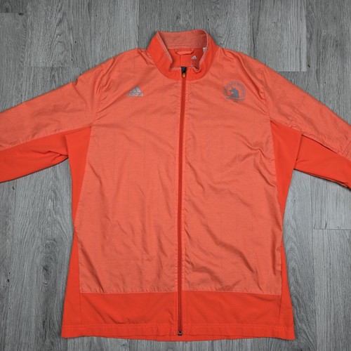 Adidas Supernova Jacket Large Orange Reflective Climaproof 2015 Boston ...