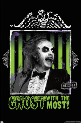 BEETLEJUICE - GHOST WITH THE MOST POSTER - 22x34 24701 | eBay