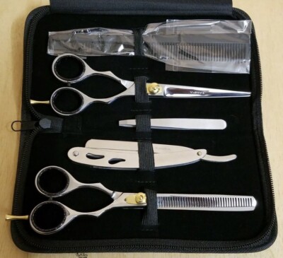 7” Professional Salon Hair Cutting Scissors Thinner Barber Shears Razor ...