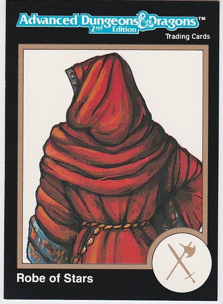 1991 ADVANCED D & D 2ND EDITION SINGLE TRADING CARD #259 ROBE OF STARS ...