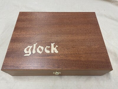 Hand Crafted Glock Solid wood Storage boxes, gun case, display box ...