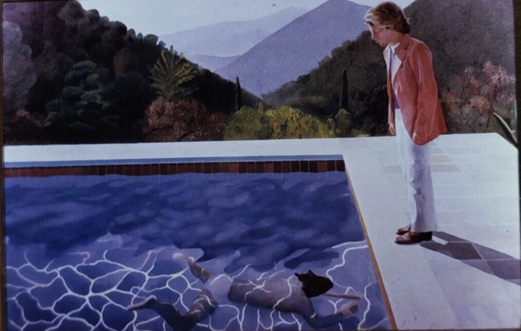 David Hockney Pool With Two Figures