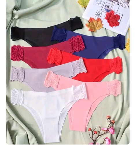 Paquete de 7 Panties Sexy para Mujer Ropa Interior Tanga Transpirables ...