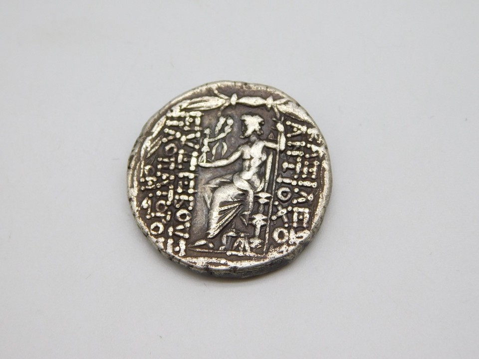 SELEUCID KINGDOM 83 BC ANTIOCHUS X PHILOPATER SILVER DENARIUS ANCIENT ...