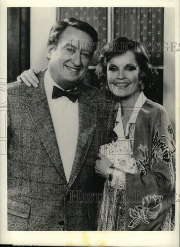 1986 Press Photo Actors Tom Poston, Marlyn Mason in "Newhart" on CBS ...