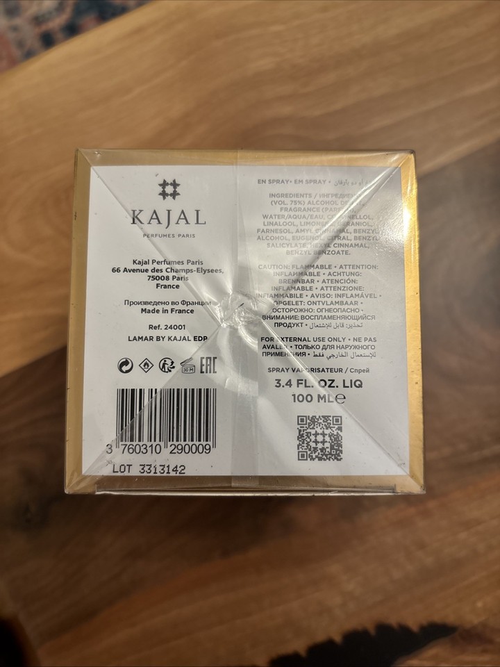 Lamar Cologne By Kajal Eau De Parfum Spray 3.4oz/100ml for Unisex | eBay