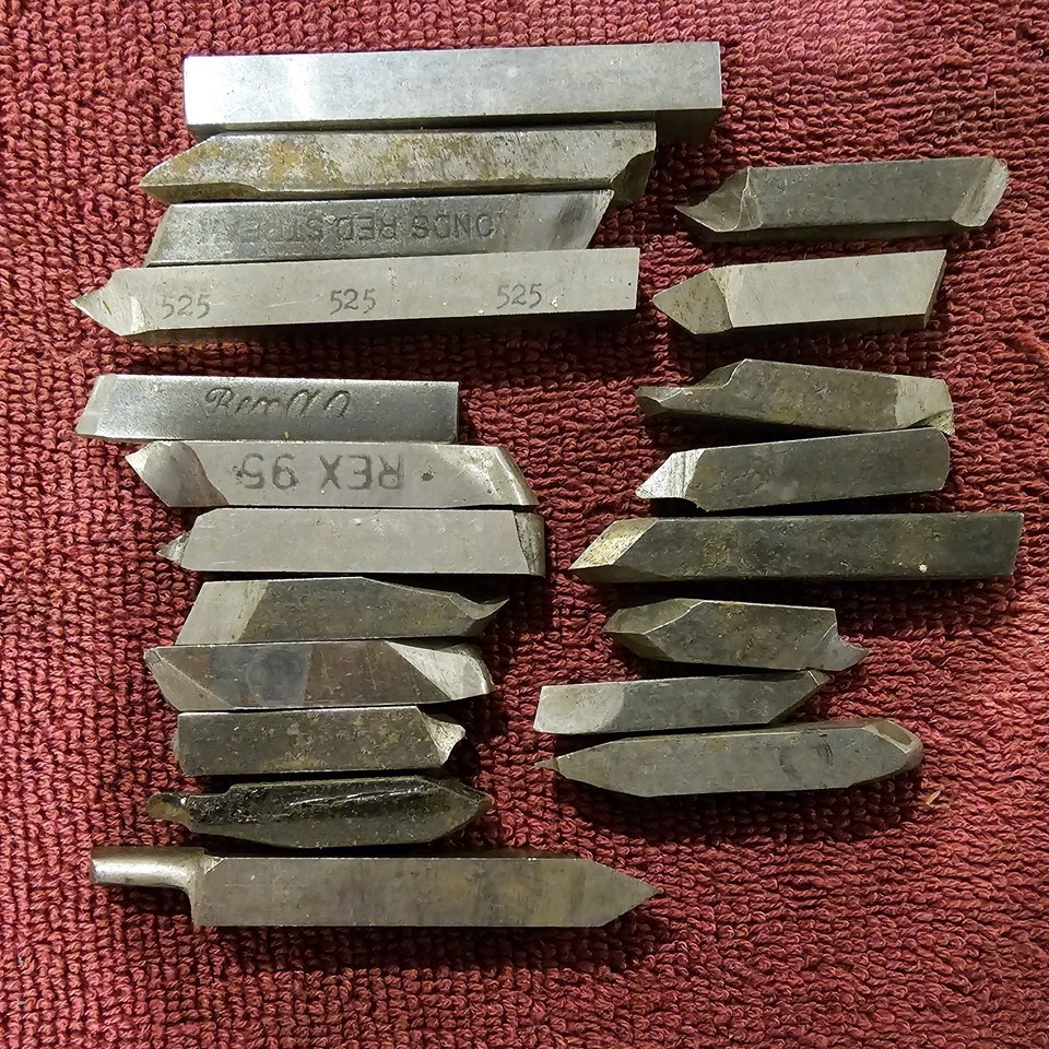 Vintage Machinist Lot -66 Piece HSS Lathe Bits | eBay