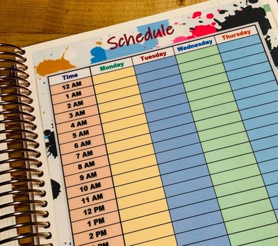 Schedule / Daily / Hourly Dashboard for use with the Erin Condren Life ...