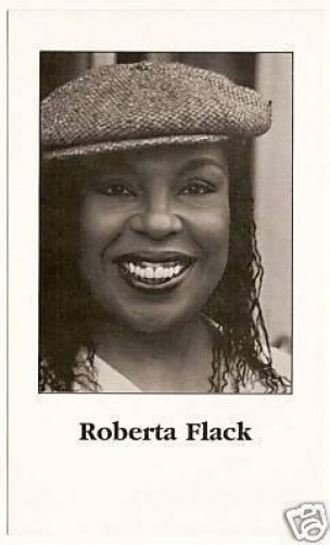ROBERTA FLACK scarce Media Collector Card | eBay