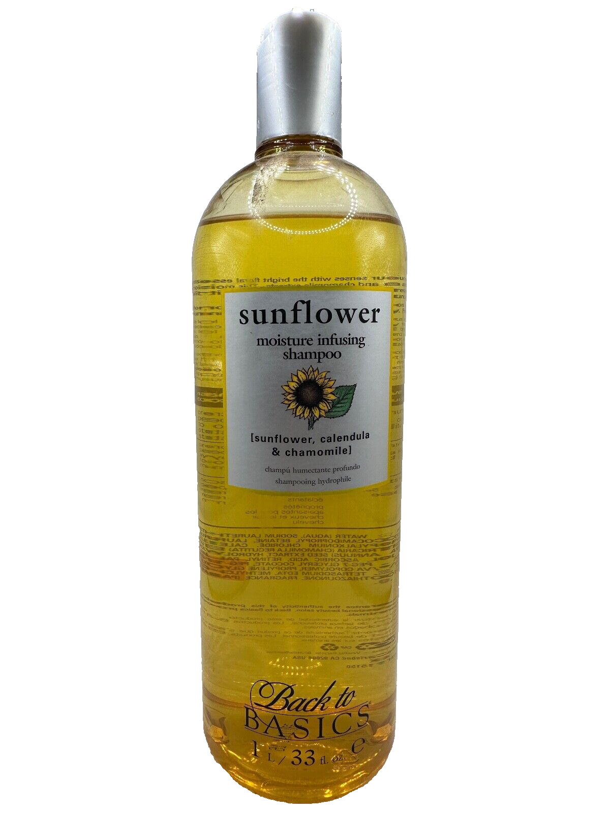 Back to Basics Sunflower Moisture Infusing Shampoo - 33 FL OZ / 1 LITER ...