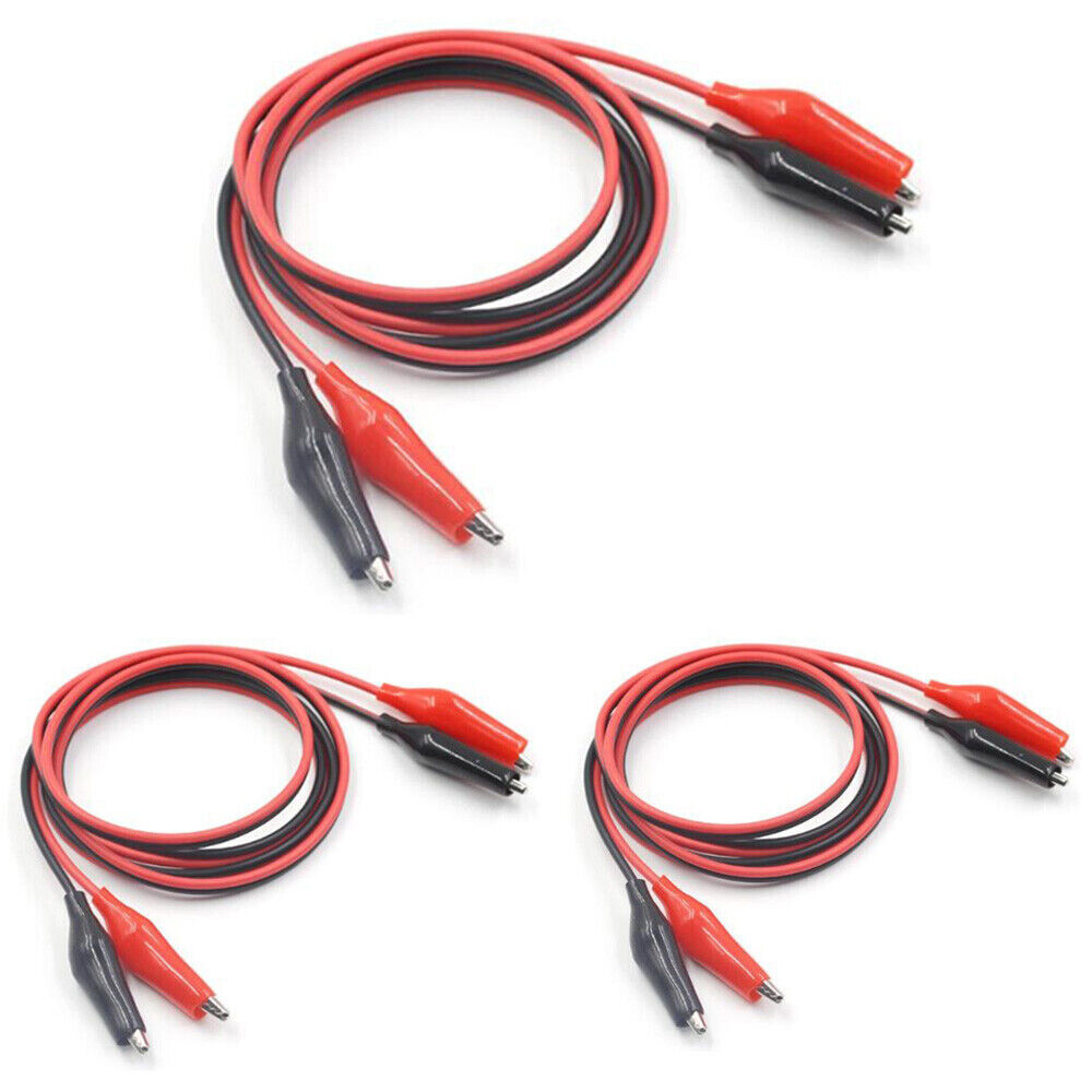 6/12PCS Double Ended Alligator Crocodile Clip Cable Electric Connector ...