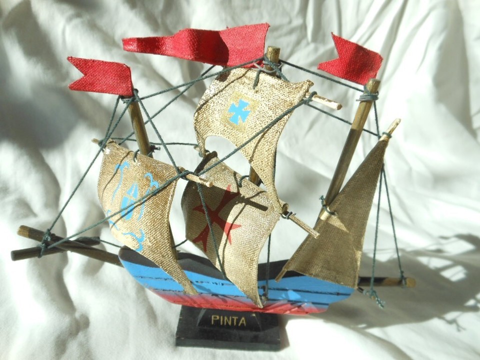 Pinta & Santa Maria Ship Models-Made in Taiwan | eBay