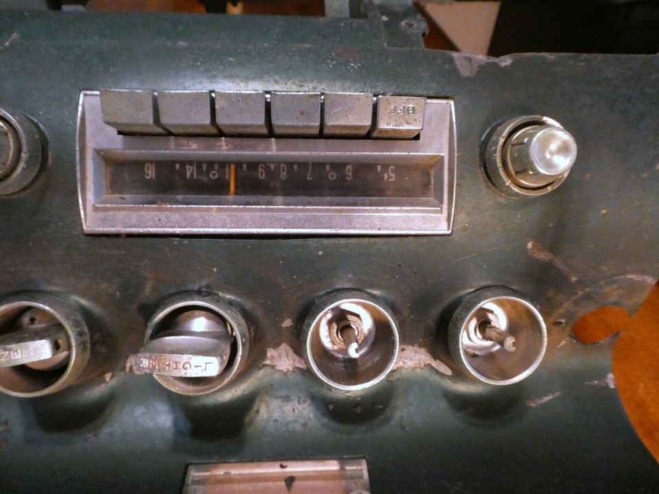 1956 Chrysler Imperial New Yorker Radio Dash Bezel Panel w Light ...