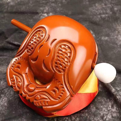 6'' Buddhist Instrument Monk Wooden Fish Muyu Mokugyo Temple Block Zen ...