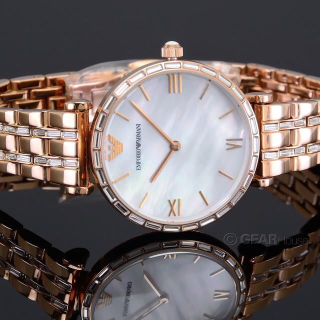 Emporio Armani AR11294 Women's Watch Rose Gold-tone 32mm Stainless ...