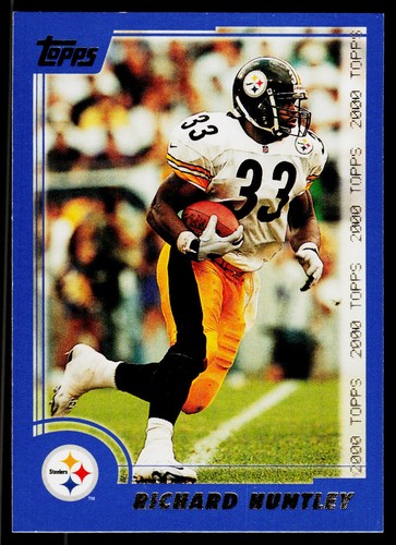 Richard Huntley, 2000 Topps, #63, Pittsburgh Steelers, Football Card | eBay