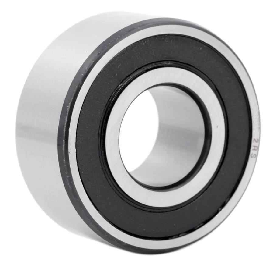 1Pcs 5207-2RS (3207-2RS) 35x72x27mm Angular Contact Ball Bearing RUBBER ...