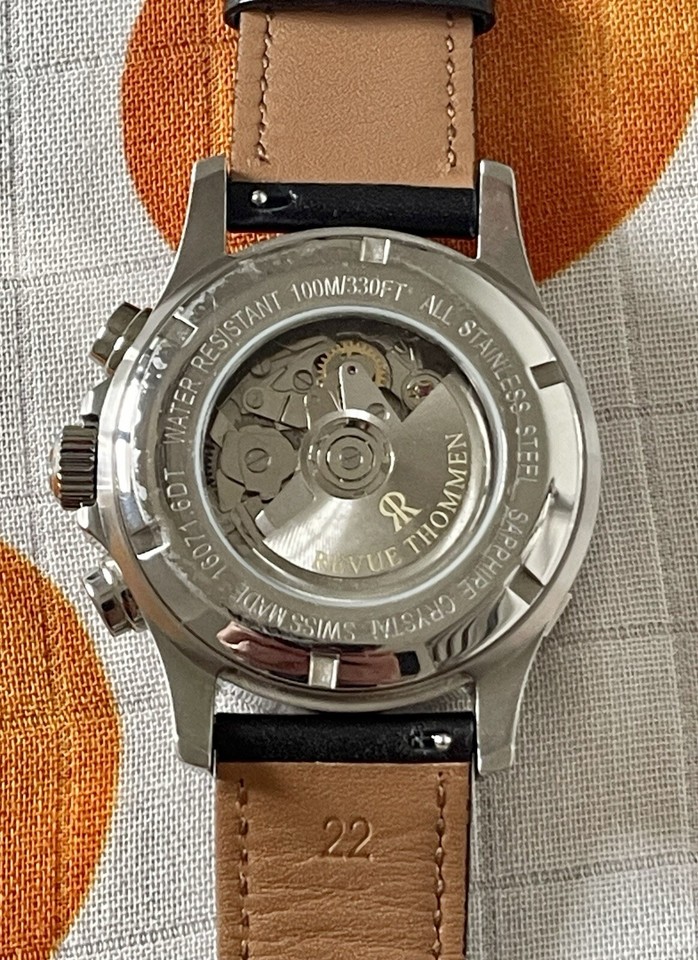 Revue Thommen Air Speed XL Chronograph Automatic Swiss Men's Watch ...