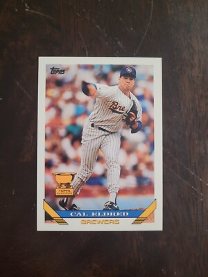 1993 Topps Cal Eldred #590 Milwaukee Brewers All-Star Rookie | eBay