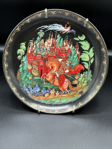 1988 Tianex Decorative Plate Russian Legend Folk Fairy Tale, Ruslan and ...