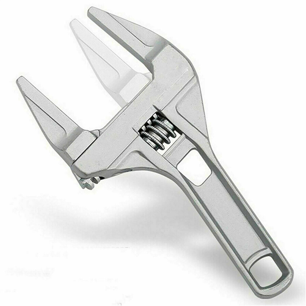 2 In 1 Heavy Duty Wide Mouth Wretch Spanner Pipe Adjustable Jaw Opening ...