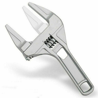 2 In 1 Heavy Duty Wide Mouth Wretch Spanner Pipe Adjustable Jaw Opening ...