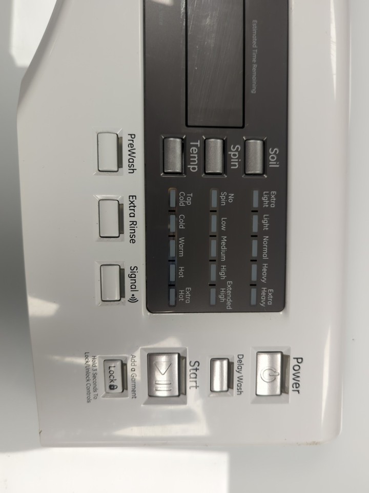 GE Washer Control Panel P# WH41X20815 WH12X20814 | eBay