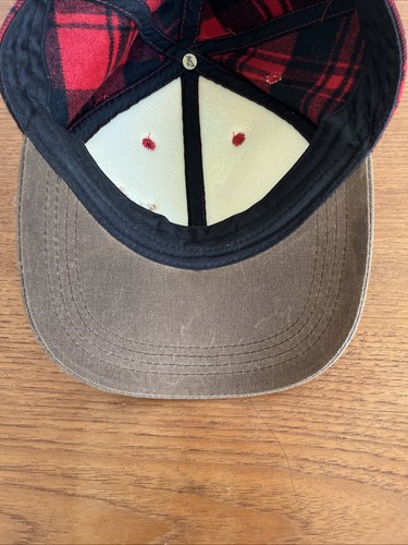 Legacy92 Red Brown Flannel Wool Adjustable Trucker Hat Cap | eBay