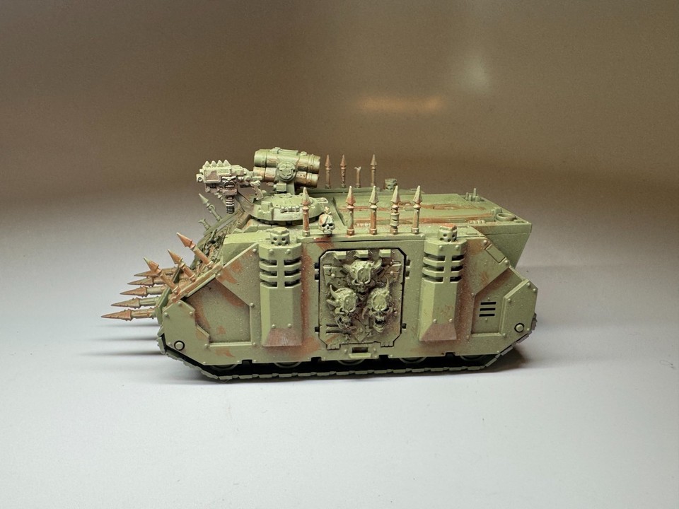 Warhammer 40k - Death Guard Rhino with Deathguard Forgeworld Upgrades ...