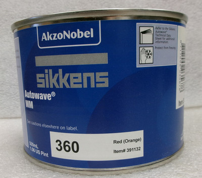 AKZO NOBEL SIKKENS AUTOWAVE MM 360 RED (ORANGE) 500mL/1.06 US PINT ...