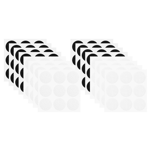 Self Adhesive Dots,72 Pairs Sticky with Nylon Tapes White,Black,1 ...
